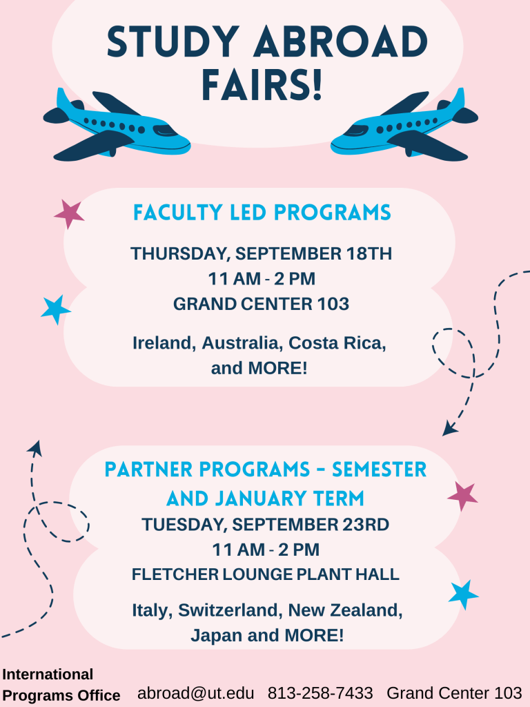 Study Abroad Fair – The Honors Program @ UT